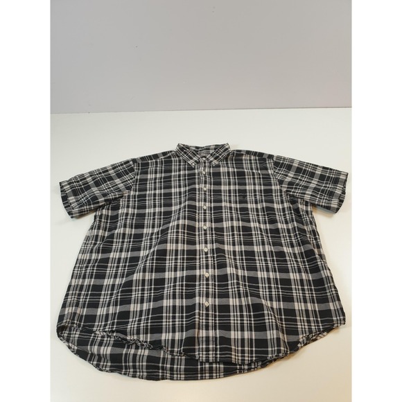 Ralph Lauren | Shirts | Ralph Lauren Shirt Mens 2xb Big Black Plaid ...